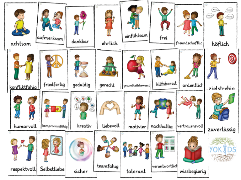 Werte in der Schule vermitteln: Wie Wertekarten Kinder stärken